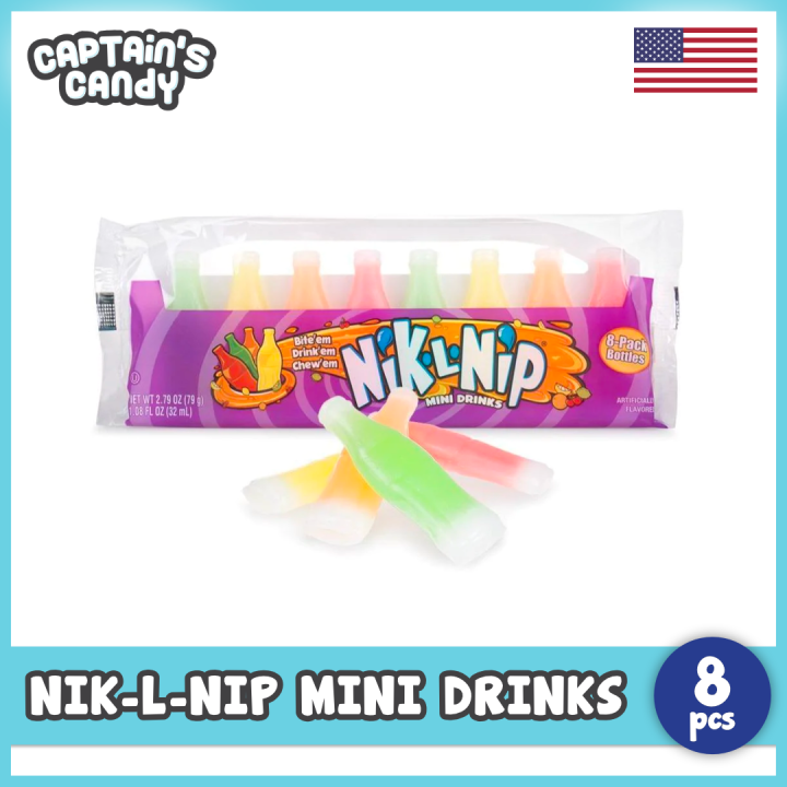 Nik-L-Nip Mini Drinks Candy, 8 Pieces, TikTok Candy | Lazada PH