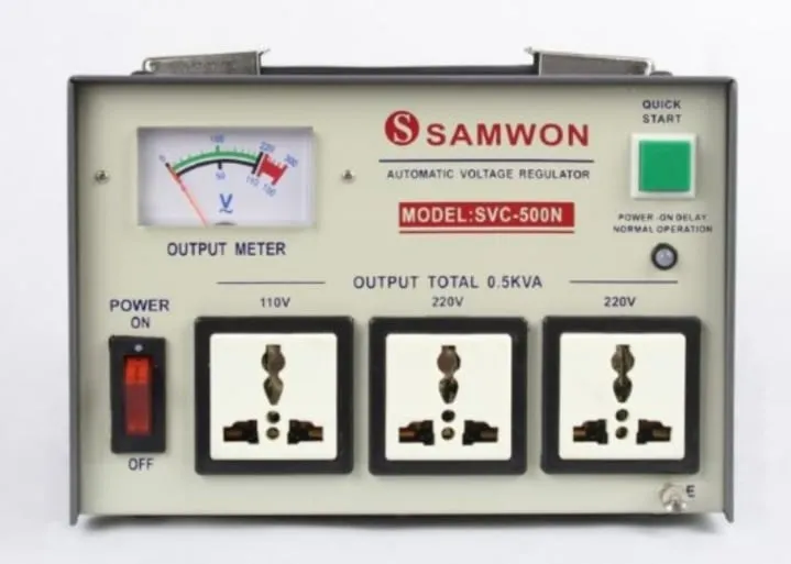 SAMWON SVC-500N AUTOMATIC VOLTAGE REGULATOR 500W | Lazada PH