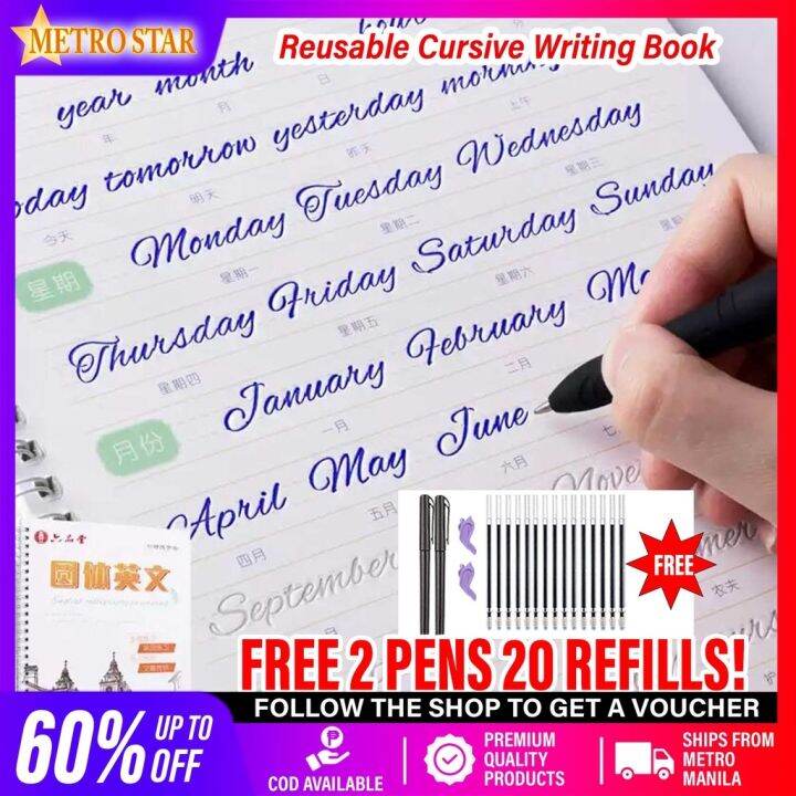 Books and magazines-X Cursive Writing English Calligraphy Copybook For ...