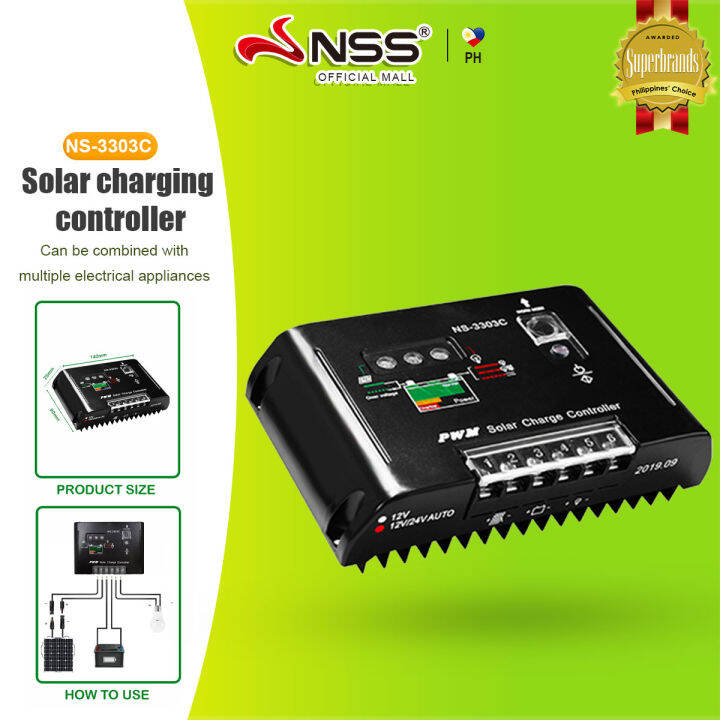 NSS Solar Charger Controller 10A/20A/30A Power Inverter Controller ...