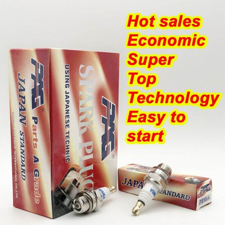 10PCS BM6A Spark Plug Small Engine For Chainsaw Lawn Mower Strimmer M7 ...