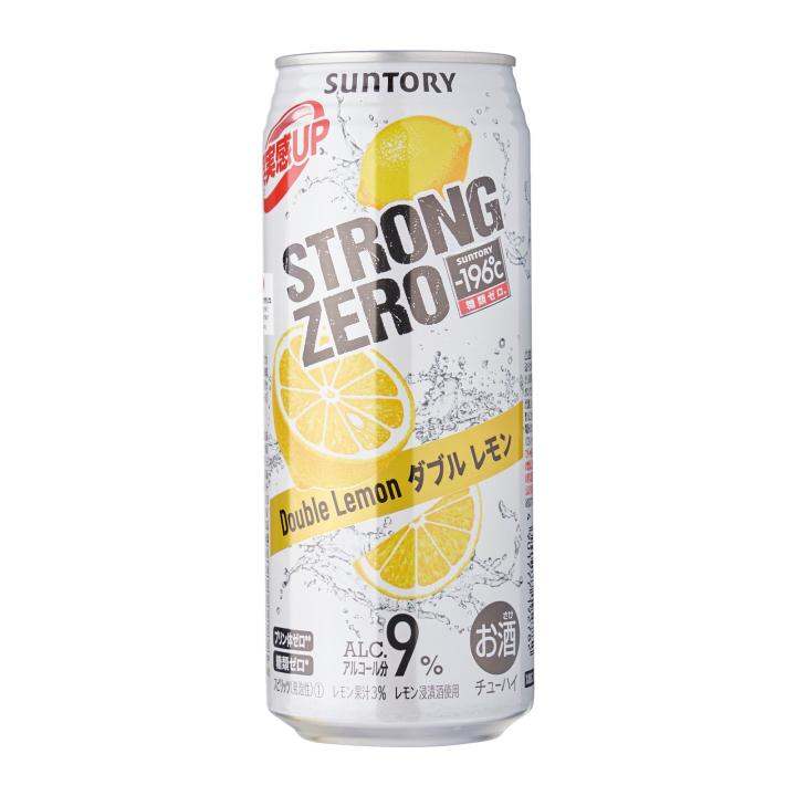 Suntory -196 Degree Strong Zero Double Lemon Chuhai Can 500Ml - Kirei | Lazada Singapore