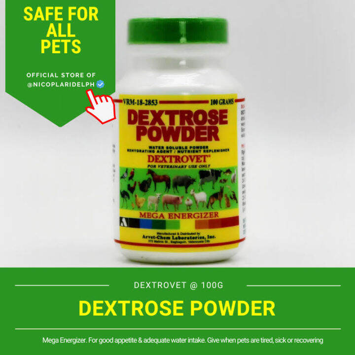 Dextrovet Dextrose Powder Fast Acting Mega Energizer of Healthy ...