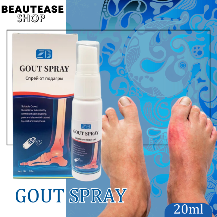 ORIGINAL Gout Spray Treatment Gout Cause Waist Shoulder Leg Joint pain ...