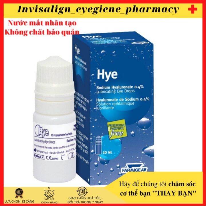 [Chính hãng] Nhỏ mắt, Nước mắt nhân tạo lọ HYE - Natri Hyaluronate 0.4% ...