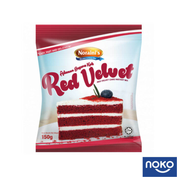 Norainis Red Velvet Cake Instant Mix Flour (150g/pack) | Lazada