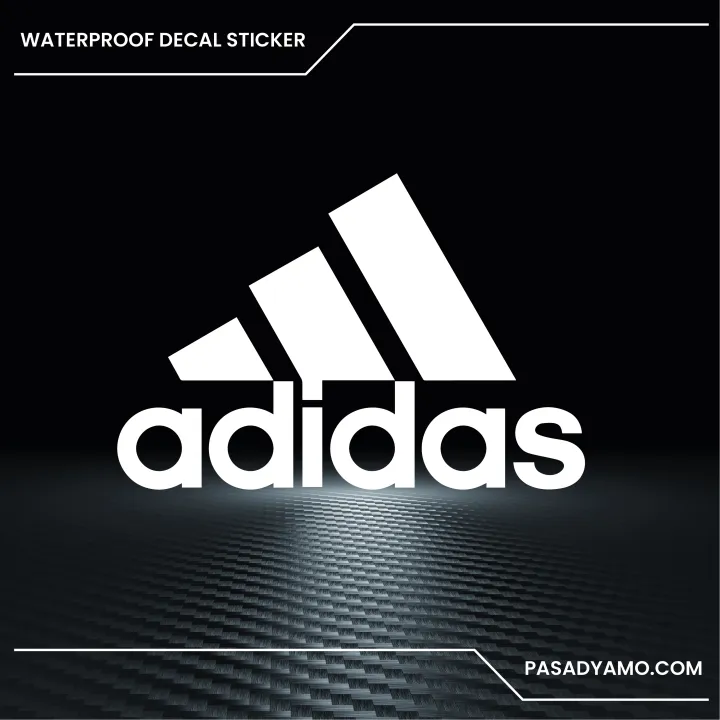 Adi-das Stripes Logo Decal Sticker for Cars Motorcycles Laptops ...