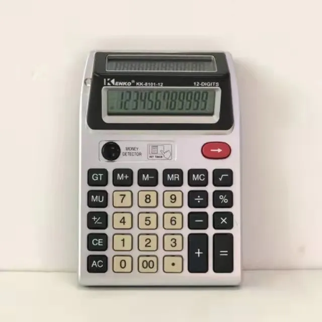 [Ready Stock] 12 DIGITS DUAL DISPLAY CALCULATOR WITH MONEY DETECTOR COD ...