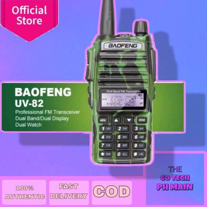 TCT Baofeng UV-82 8 Watts High Power 2-Way Radio Dual Band UHF VHF ...