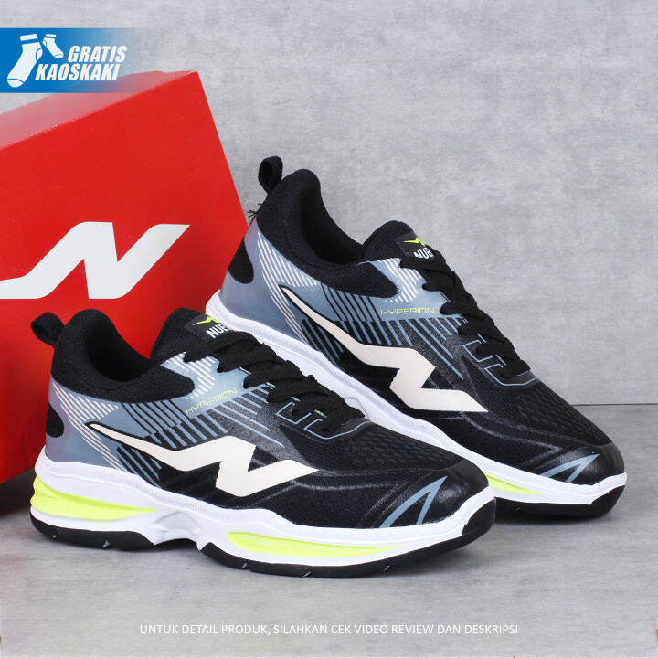 SEPATU SNEAKERS OLAHRAGA PRIA NUEVO HYPERION SPORT CASUAL COWOK LARI ...
