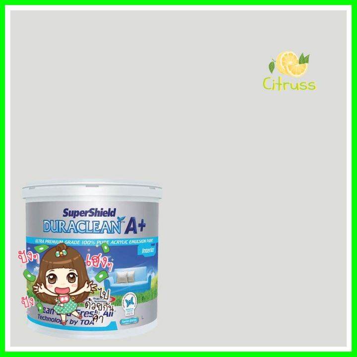 สีน้ำทาภายใน TOA SUPERSHIELD DURACLEAN A PLUS #8324 สี SILVER STREAM ...