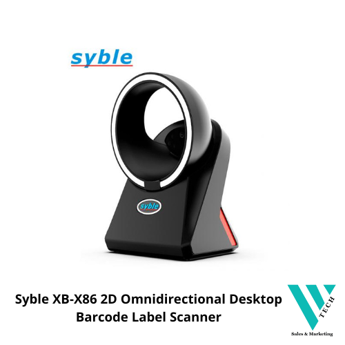 Syble XB-X86 2D Omnidirectional Desktop Barcode Label Scanner | Lazada