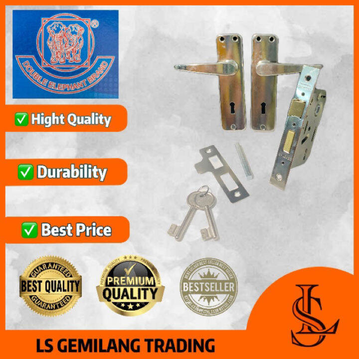 LS GEMILANG THAILAND COPPER ELEPHANT hook lock ISO MORTISE LOCK 3 LEVEL ...
