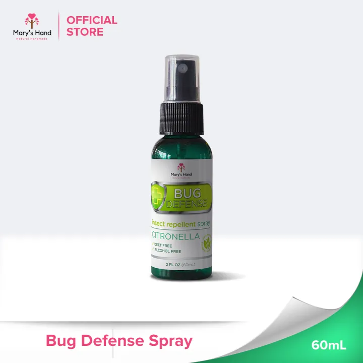 Mary's Hand Bug Defense Mosquito Repellent Spray 60ml | Lazada PH