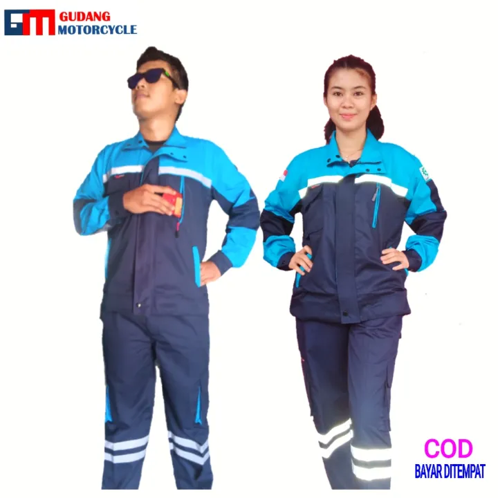 Baju Safety Proyek Wearpack Seragam Satu Setel Atasan dan Celana Modist ...