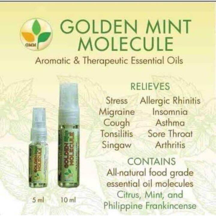 GOLDEN MINT MOLECULE AUTHENTIC breath of life 10ml 5ml | Lazada PH