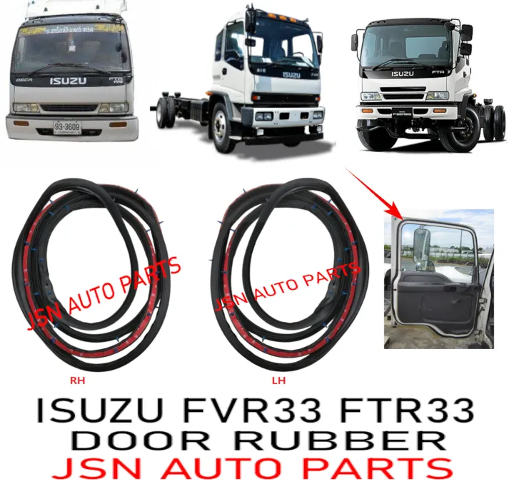 J02S04 DOOR RUBBER ISUZU FTR33 FVR33 FSR LORRY TRUCK AKSESORI | Lazada