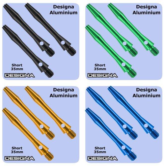 Aluminum Metal shafts dart stems Designa darts Shaft | Lazada PH