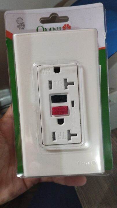 Omni GFCI Duplex Safety Outlet 20A/250V WGFCI201PK | Lazada PH