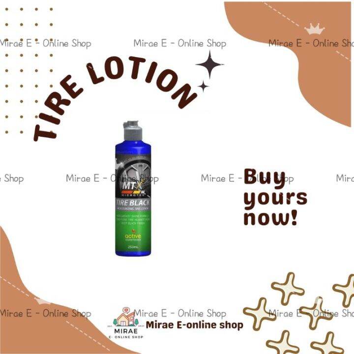 MICROTEX MTX Tire Black Moisturizing Tire Lotion Tireblack | Lazada PH