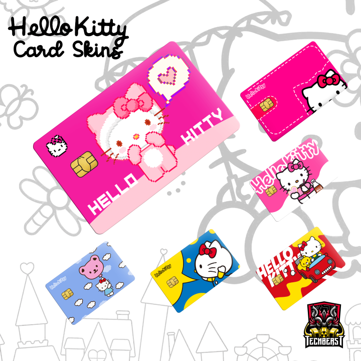 3M Hello Kitty ATM Debit Credit Beep Card Skin Vinyl Sticker Techbeast ...