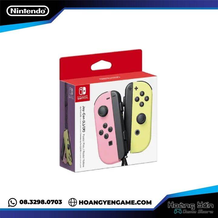 Joy Con Chính Hãng Nintendo Switch Màu Pink Yellow Hồng Vàng | Lazada.vn