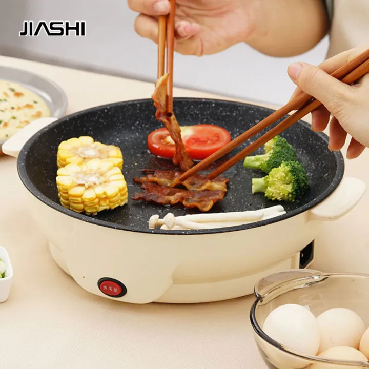 JIASHI Multifunctional electric grill smokeless non-stick korean style ...