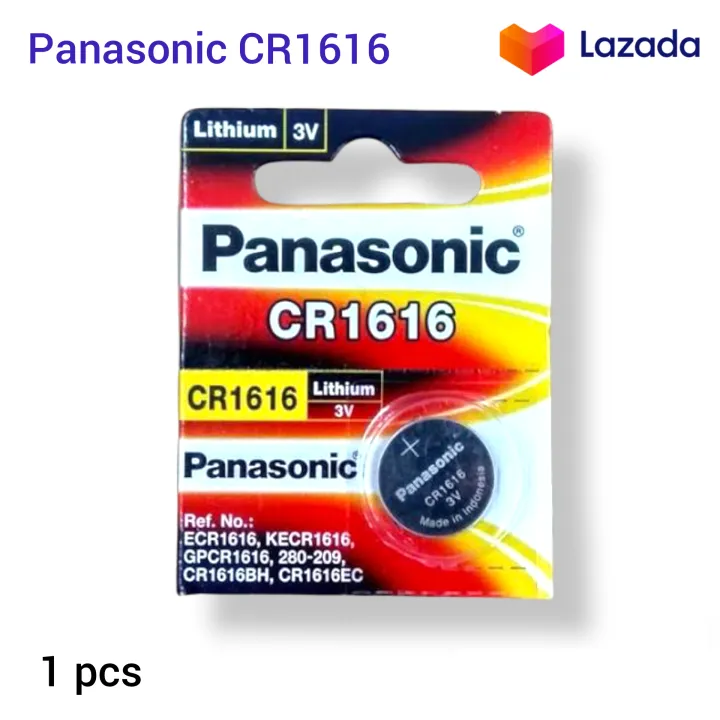 PANASONIC BATTERY CR1616 - Isi 1 Pcs Panasonic Lithium 3 Volt - Baterai ...