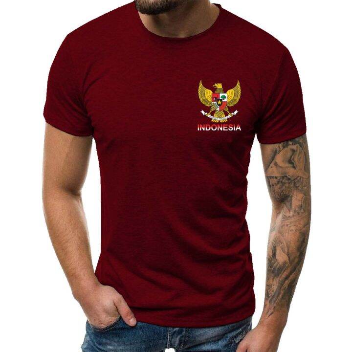 Kaos 17 Agustus DTF LOGO GARUDA , T-shirt Distro Baju Distro Pria Keren ...