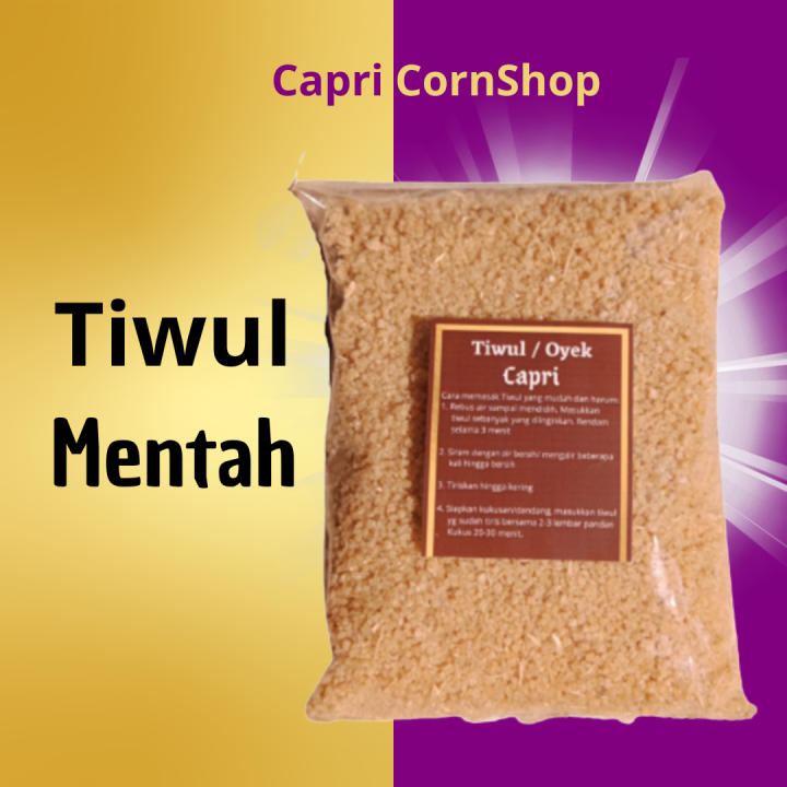 Tiwul/ Beras Tiwul 500 gram | Lazada Indonesia