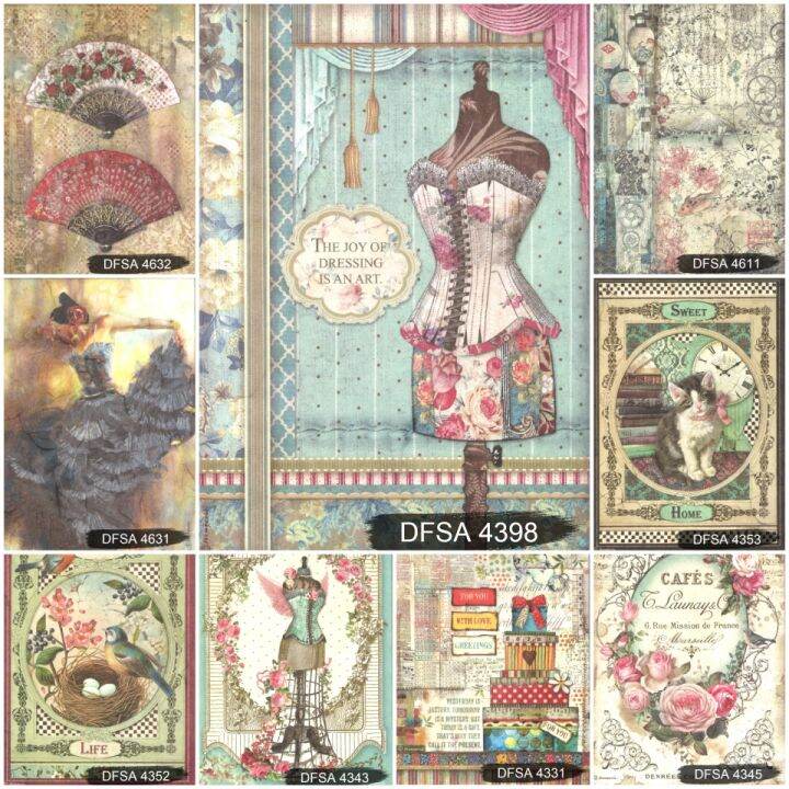 Stamperia Rice Paper for Decoupage and Art & Craft | Lazada