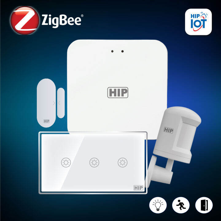 HIP Zigbee เซ็ตอุปกรณ์เพิ่มความสะดวกสบายในชีวิตประจำวัน ระบบบ้านอัจฉริยะยุคใหม่ ***ยอดสั่งซื้อ ...