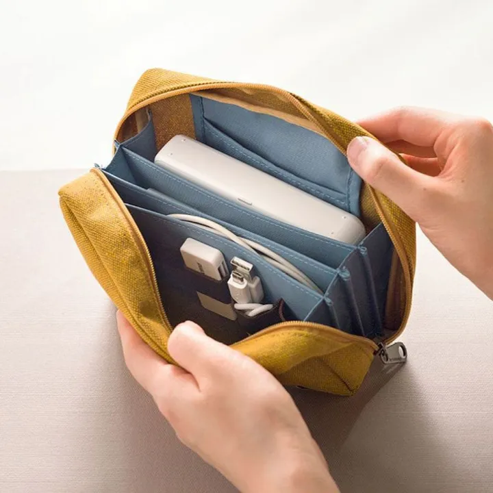 TAADD พกพาสะดวก นักเรียน อุปกรณ์สำนักงานโรงเรียน กระเป๋าเก็บของดิจิตอล ...