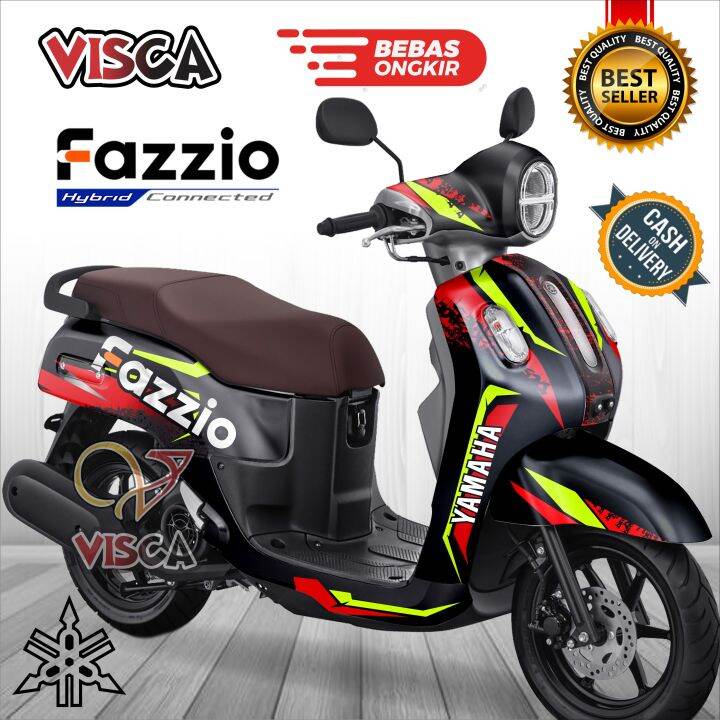 Decal Yamaha Fazzio Full Body Stiker Fazzio Variasi Full Body Striping ...