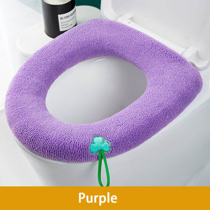 Nuoke ที่ครอบฝาชักโครกแบบซักได้,เบาะรองนั่งชักโครกของตกแต่งห้องน้ำเนื้อหนาแผ่นปูรองเสื้อผ้า ...