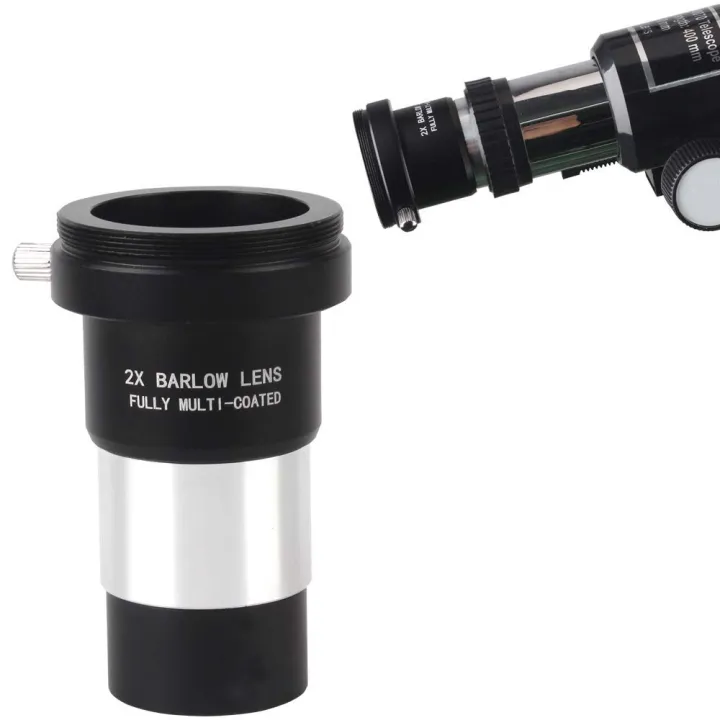 ZZOOI Barlow Lens 2X Multi Coated T Adapter Double Lens 3 Element APO ...
