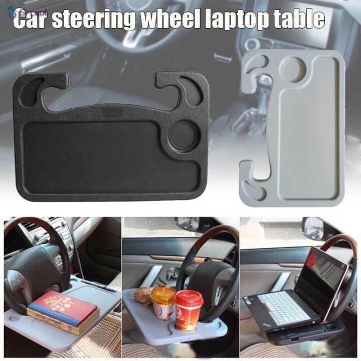 Portable car steering wheel laptop desktop stand food coffee coffee ...