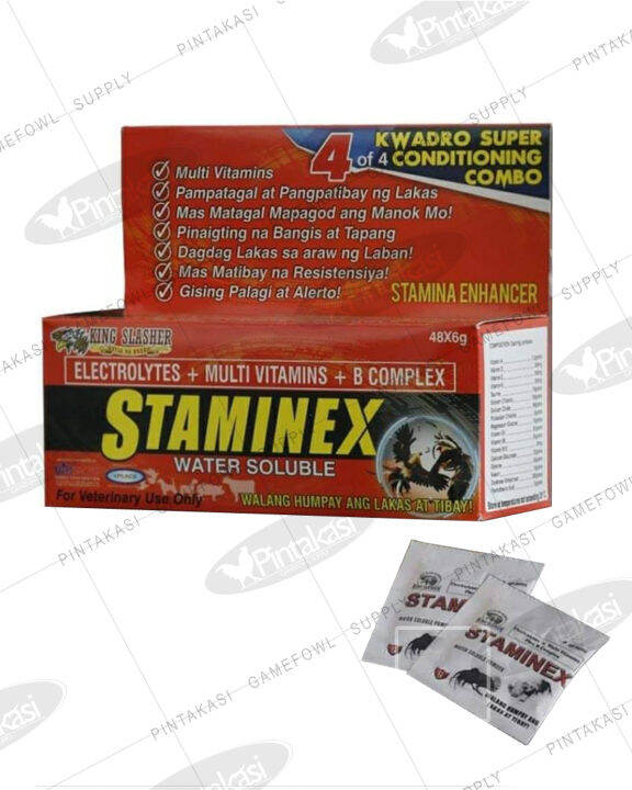 PINTAKASI 5 sachet King Slasher Staminex 6g Electrolytes + Multi ...