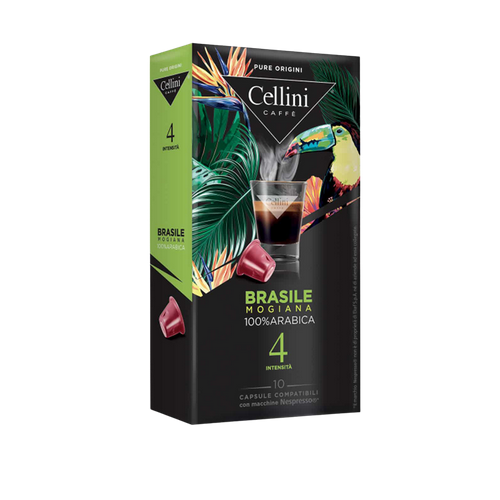 Cellini Brasile Mogiana Coffee Capsules 10caps กาแฟแคปซูล Cellini กาแฟ ...