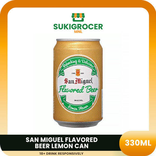 San Miguel Flavored Beer Lemon Can 330ML | Lazada PH