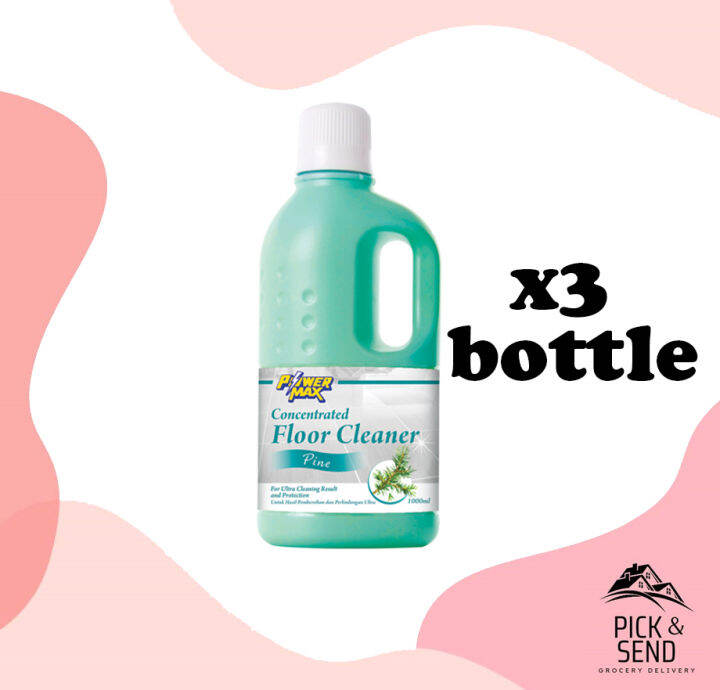 Cosway Powermax Concentrated Floor Cleaner - Pine x3 Bottles | Lazada