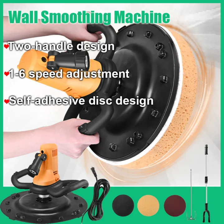 Concrete Cement Mortar Trowel Wall Smoothing Machine, Adjustable Speed ...