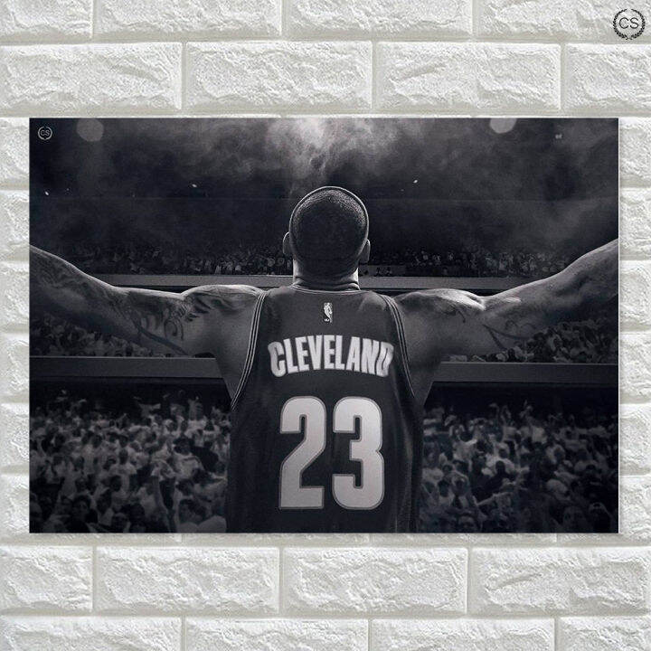 Lebron James NBA HD Poster Print A4 size (21x30cm) by Creative Merch ...