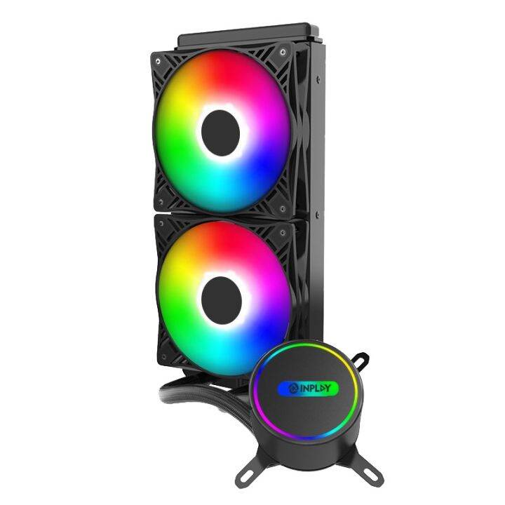 PCCOOLER AIO Liquid CPU Cooler RGB Lighting，Single/Dual SickleFlow ...