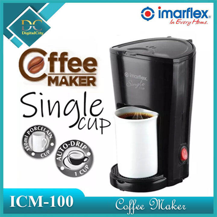 Imarflex ICM-100 Coffee Maker Black | Lazada PH