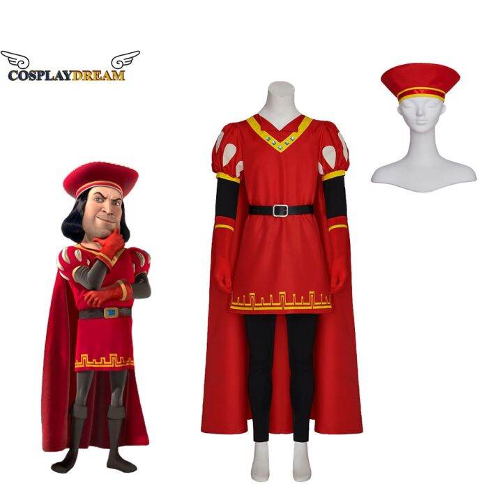 Cosplaydream Shrek Lord Farquaad Cosplay Costume Green Monster Farquaad ...
