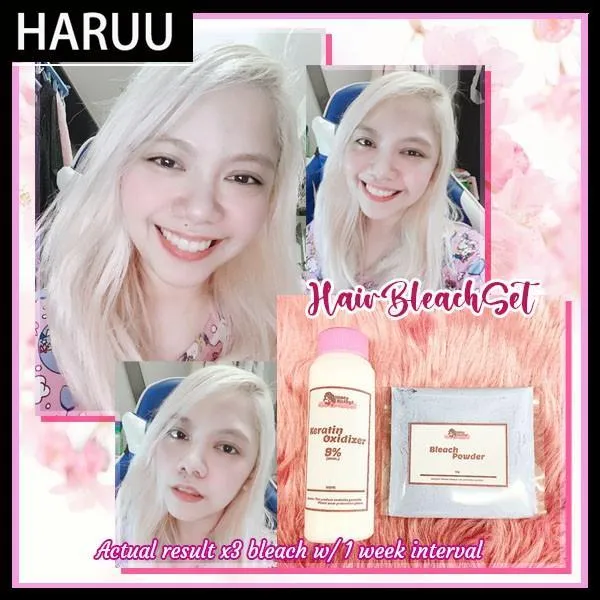 HARUU OMK Har Bleaching Set - Hight Lift (add ons after care) | Lazada PH