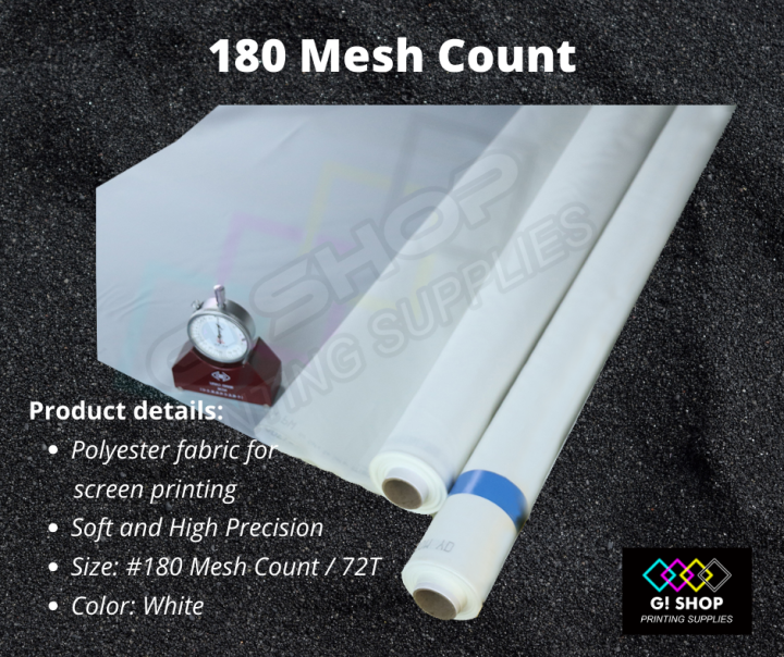 Silkscreen Mesh: #180 Suitable for Screen Printing with Water-Based ...