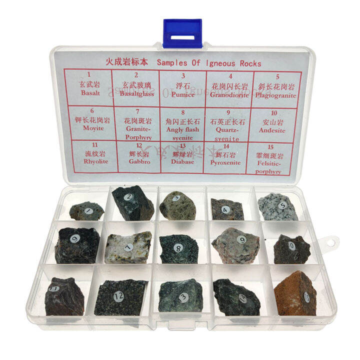 BolehDeals Igneous Rock Specimen Igneous Rock Collection Real Stone ...