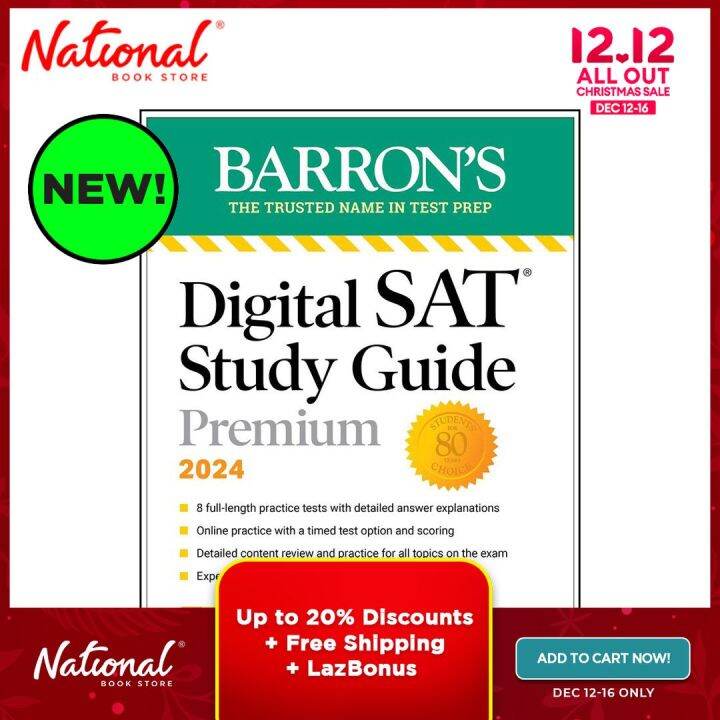 Digital SAT Study Guide Premium 2024 by Brian W. Stewart, M.Ed. - Trade ...